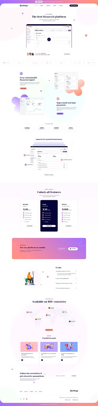 Softapp - Software & SaaS Elementor Template Kit by Alt-Desain | ThemeForest